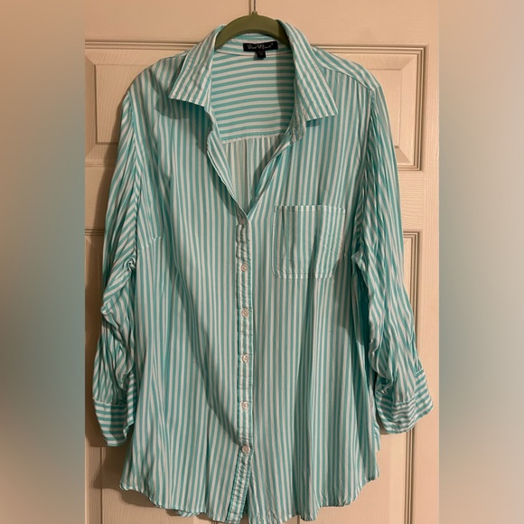 Velvet Heart | Tops | Striped Button Up | Poshmark